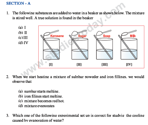 CBSE Class 10 Science MCQs Set 1, Multiple Choice Questions CBSE Class 10 Science MCQs Set 1, Multiple Choice Questions
